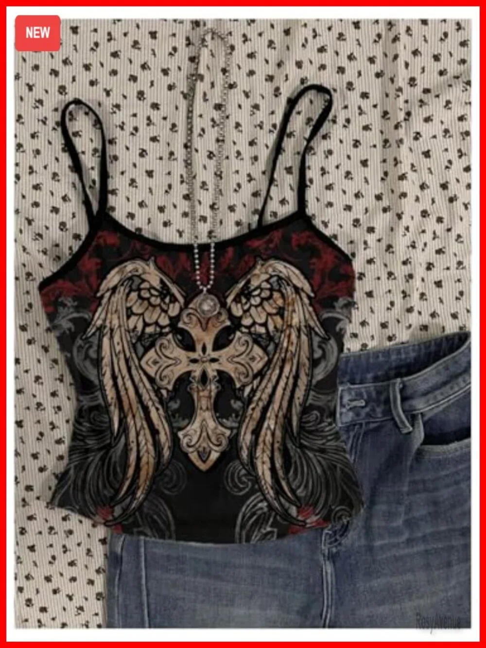 Tops | Soly Hux Womens Goth Top 3 Packs Crop Camisole Y2k Graphic ...